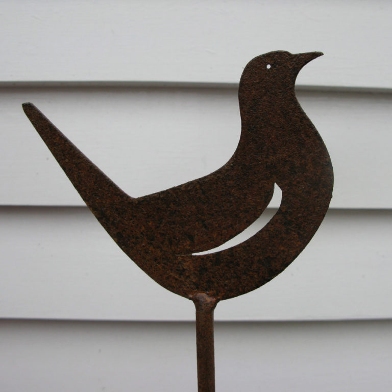 3 Decorative Bird Stakes - Cranbrook Iron
